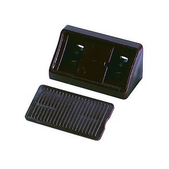 Universal Eckverbinder schwarz Kunststoff - Selbst-schreinern.de